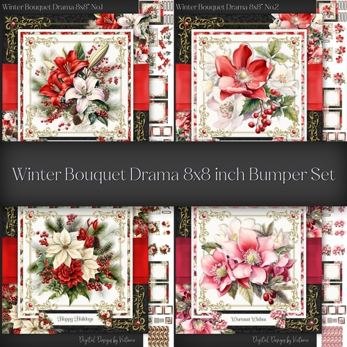 Winter Bouquet Drama 8x8 inch Bumper Set No.1 - CUP1228257_43136 ...