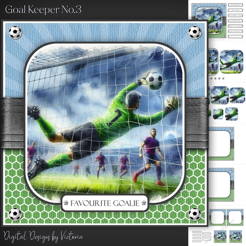 Goal Keeper No.3 - CUP1299368_43136 | Craftsuprint