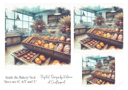 Inside the Bakery No.4 - CUP1306034_43136 | Craftsuprint