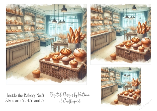 Inside the Bakery No.8 - CUP1306038_43136 | Craftsuprint