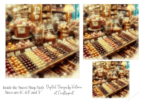 Inside the Sweet Shop No.6 - CUP1306097_43136 | Craftsuprint