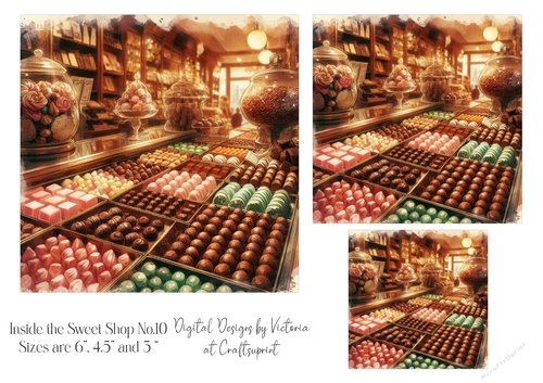 Inside the Sweet Shop No.10 - CUP1306101_43136 | Craftsuprint