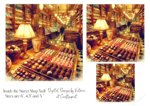 Inside the Sweet Shop No.11 - CUP1306102_43136 | Craftsuprint