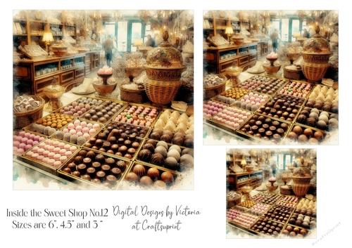 Inside the Sweet Shop No.12 - CUP1306103_43136 | Craftsuprint