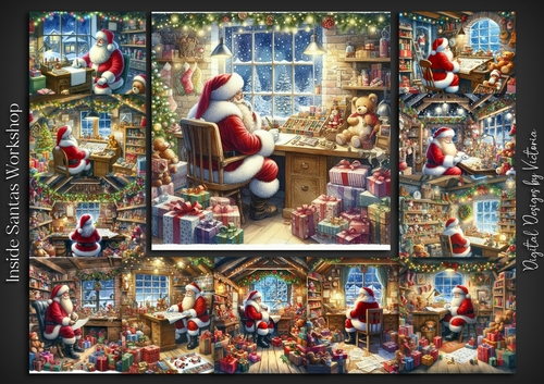 Inside Santas Workshop - CUP1314892_43136 | Craftsuprint