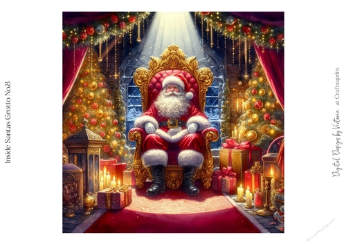 Inside Santas Grotto No.8 - CUP1315231_43136 | Craftsuprint