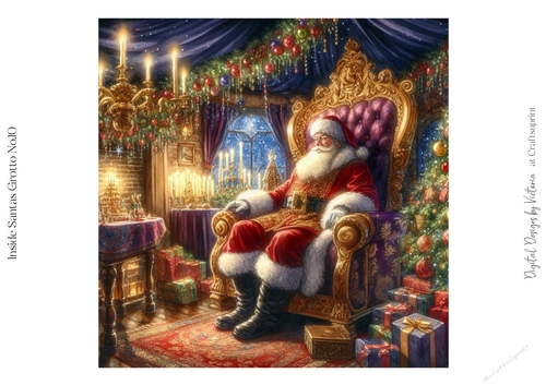 Inside Santas Grotto No.10 - CUP1315233_43136 | Craftsuprint