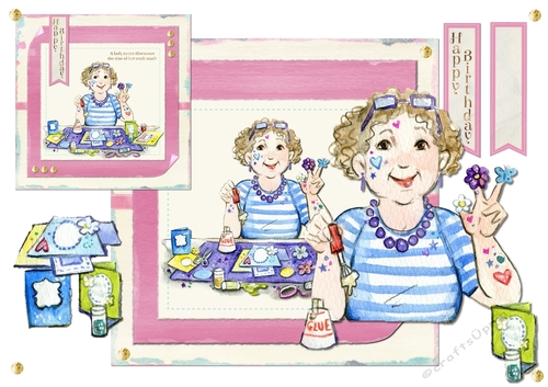 Crafty Lady - CUP730138_43136 | Craftsuprint