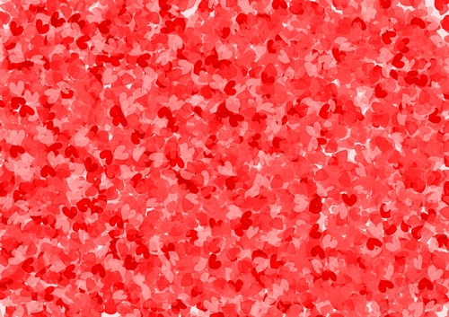Medium Red Scattered Hearts A4 Backing Paper - CUP761071_43136 ...