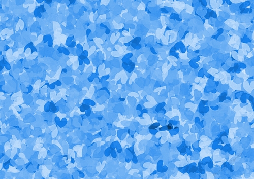 Blue Large Scattered Hearts A4 Backing Paper - CUP761105_43136 ...