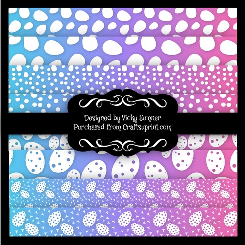 Pink~Blue Easter Egg A4 Backing Paper Set of 8 - CUP771348_43136 ...