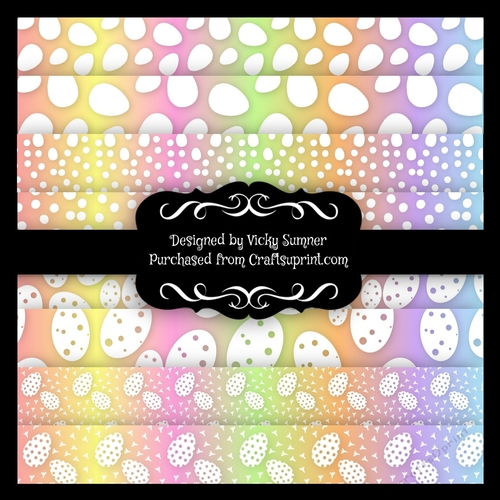 Rainbow Easter Egg A4 Backing Paper Set of 8 - CUP771349_43136 ...