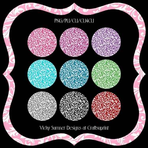 Floral Slim Fancy Frame Set of 10 - CUP776464_43136 | Craftsuprint