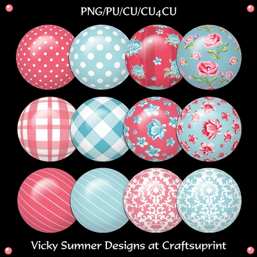 Shabby Chic Brad/Button Embelishment set of 12 - CUP785991_43136 ...