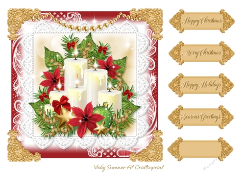 Candle Cluster 5 - CUP835627_43136 | Craftsuprint