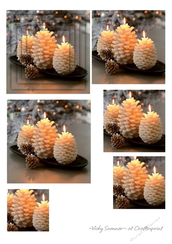 Candle Light Pyramid 2 - CUP843153_43136 | Craftsuprint