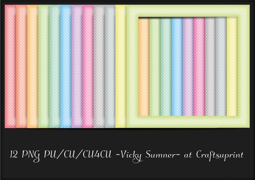 Spring Polka Dot Frame PNG - CUP845867_43136 | Craftsuprint