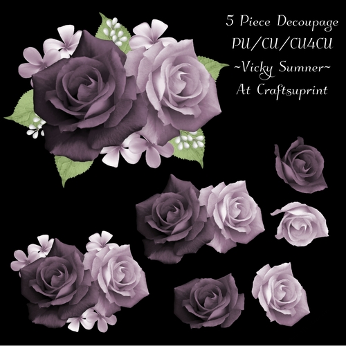 Rose Vignette 3 - CUP859742_43136 | Craftsuprint