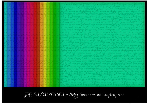 Rainbow Script Paper - CUP864238_43136 | Craftsuprint