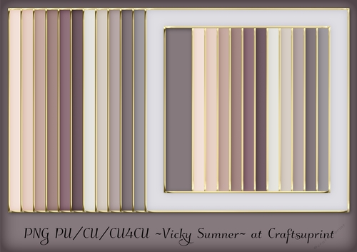 Dusky Gold Edged Frame - CUP865715_43136 | Craftsuprint
