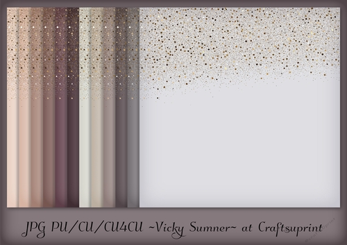Dusky Gold Dust Border Paper - CUP865750_43136 | Craftsuprint