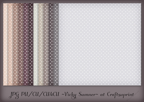 Dusky Polka Dot Paper - CUP865764_43136 | Craftsuprint