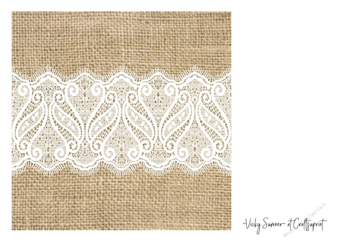 Burlap and Lace Background 5 - CUP877704_43136 | Craftsuprint