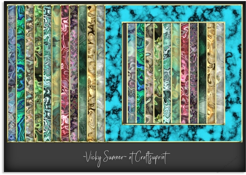 Gem Stone Gold Edged Frame - CUP878615_43136 | Craftsuprint