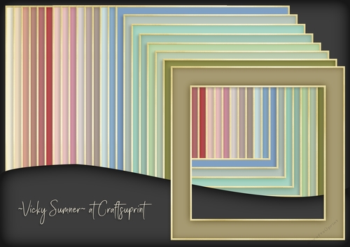 Shabby 2 Colour Match Frame - CUP892379_43136 | Craftsuprint