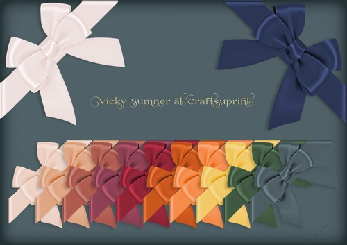 Autumn 2 Corner Bow - CUP903993_43136 | Craftsuprint
