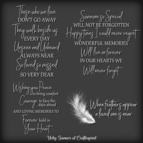 Sympathy Word Art - CUP928330_43136 | Craftsuprint