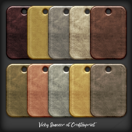 Metal Square Tag - CUP931716_43136 | Craftsuprint