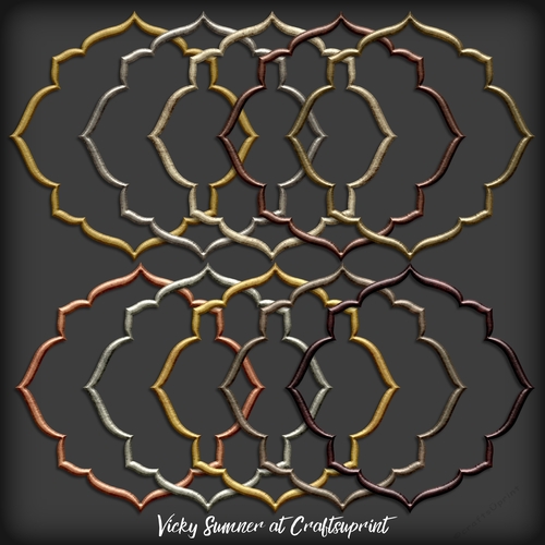 Metal Lotus Frame 2 - CUP936913_43136 | Craftsuprint