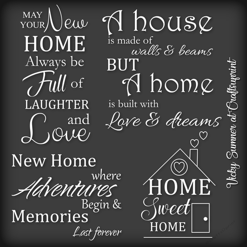 New Home Word Art - CUP945844_43136 | Craftsuprint