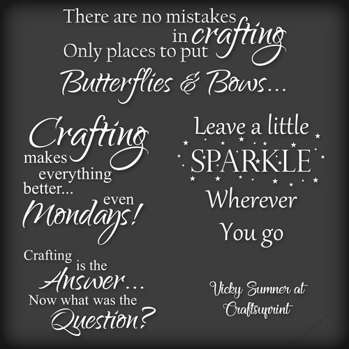 Crafty Word Art - CUP946047_43136 | Craftsuprint