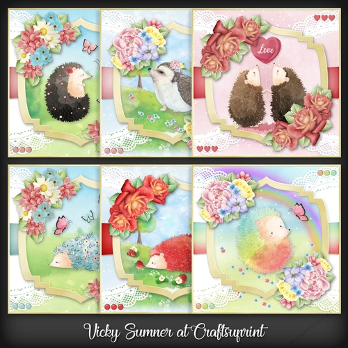 Hedgehog Toppers Kit - CUP958193_43136 | Craftsuprint