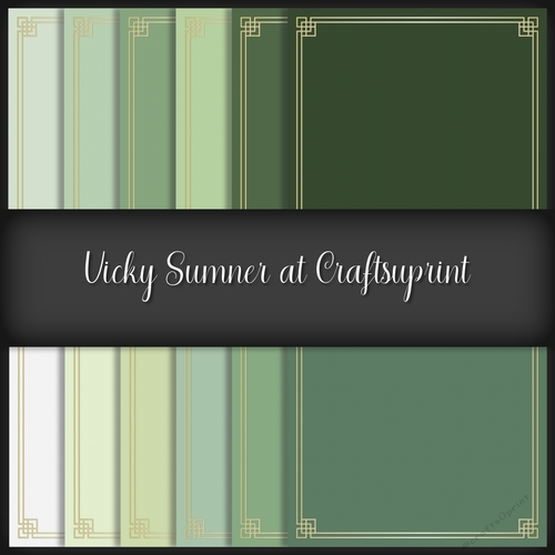 Forever Fern Art Deco Inlay - CUP971215_43136 | Craftsuprint