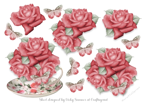 Cup of Flowers Step by Step 1 - CUP973156_43136 | Craftsuprint