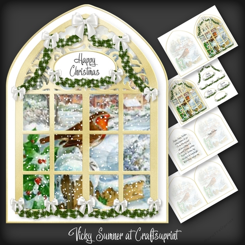 Robin Arched Window 2 - CUP984097_43136 | Craftsuprint