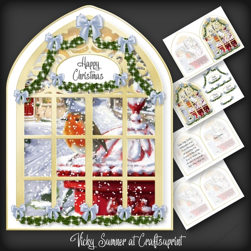 Robin Arched Window 3 - CUP984098_43136 | Craftsuprint