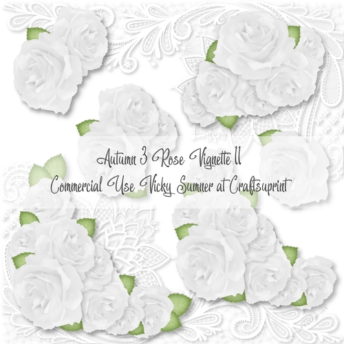 Autumn 3 Rose Vignette 11 - CUP993159_43136 | Craftsuprint