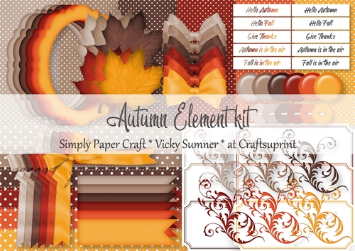 Autumn Element Kit - CUP997800_43136 | Craftsuprint