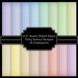 Vintage Square Digital Paper set of 16 - Photo by Linda Short