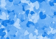 Blue Big Scattered Hearts A4 Backing Paper - CUP761106_43136 | Craftsuprint