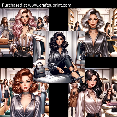 High Fashion Girls 2 - CUP1286773_124952 | Craftsuprint