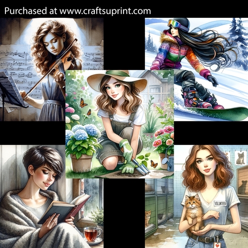 Beautiful Hobbies 4 - CUP1287484_124952 | Craftsuprint