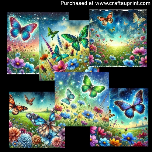 Butterflies - CUP1359545_124952 | Craftsuprint