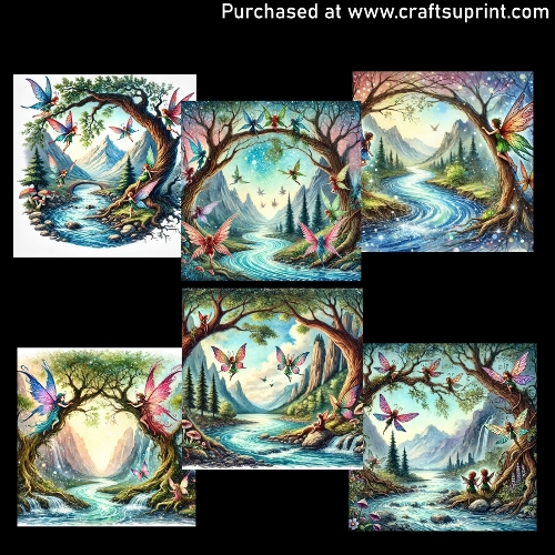 Fairies - CARD FRONTS - CUP1362938_124952 | Craftsuprint