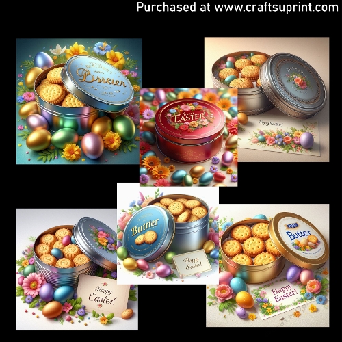 Butter Cookies - CARD FRONTS - CUP1363302_124952 | Craftsuprint