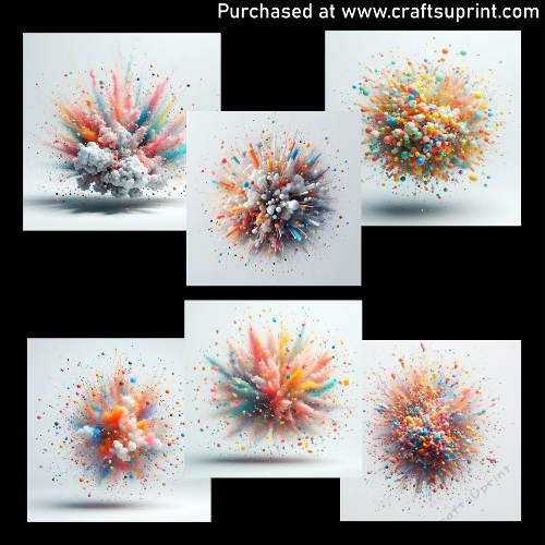 Colour explosion - CUP1379231_124952 | Craftsuprint